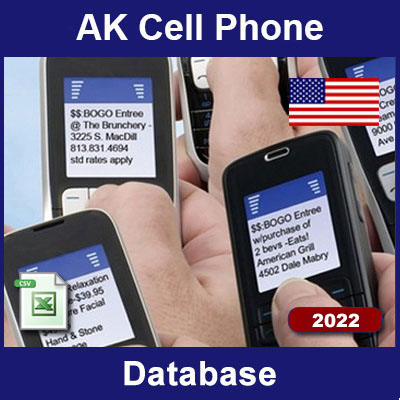 Alaska Cell Phone Database | USBizData.com